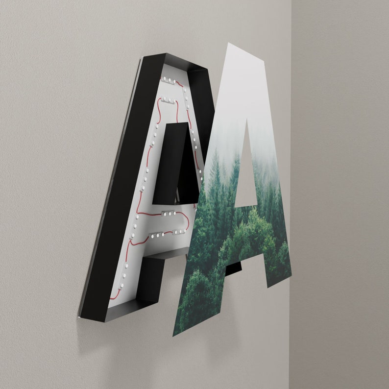 Custom 3D Channel Letters - LED Front-lit, Personalized Storefront ...
