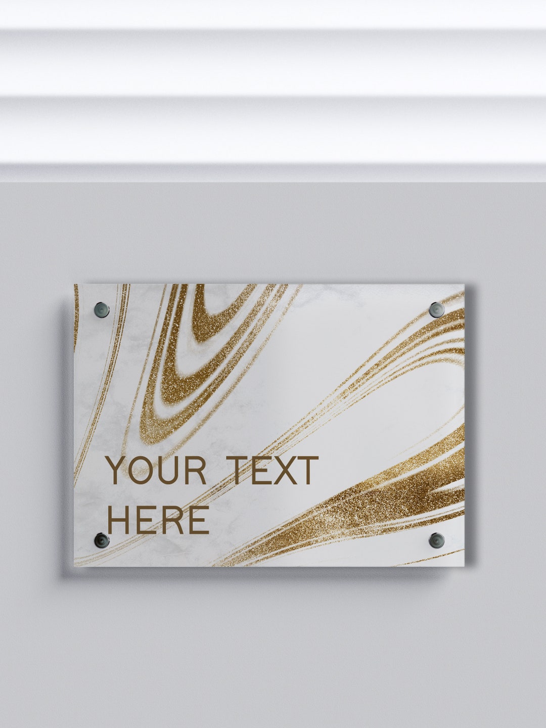 Custom ACM Business Logo Sign - Office Door Decor Modern Design ...