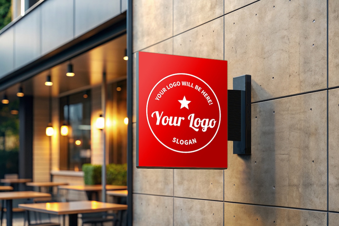 Art and Craft Outdoor Store Sign, Personalized Logo Printed Round Blade ...