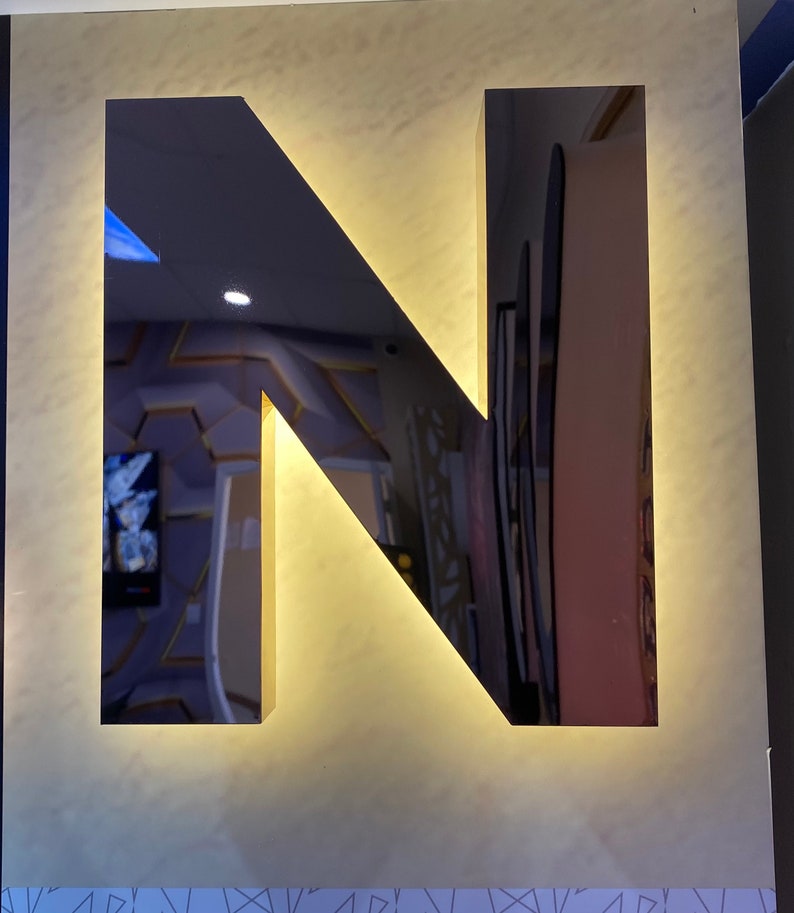 Custom 3D Led Lit Channel Letters, Acrylic Face & Halo Lit Channel ...