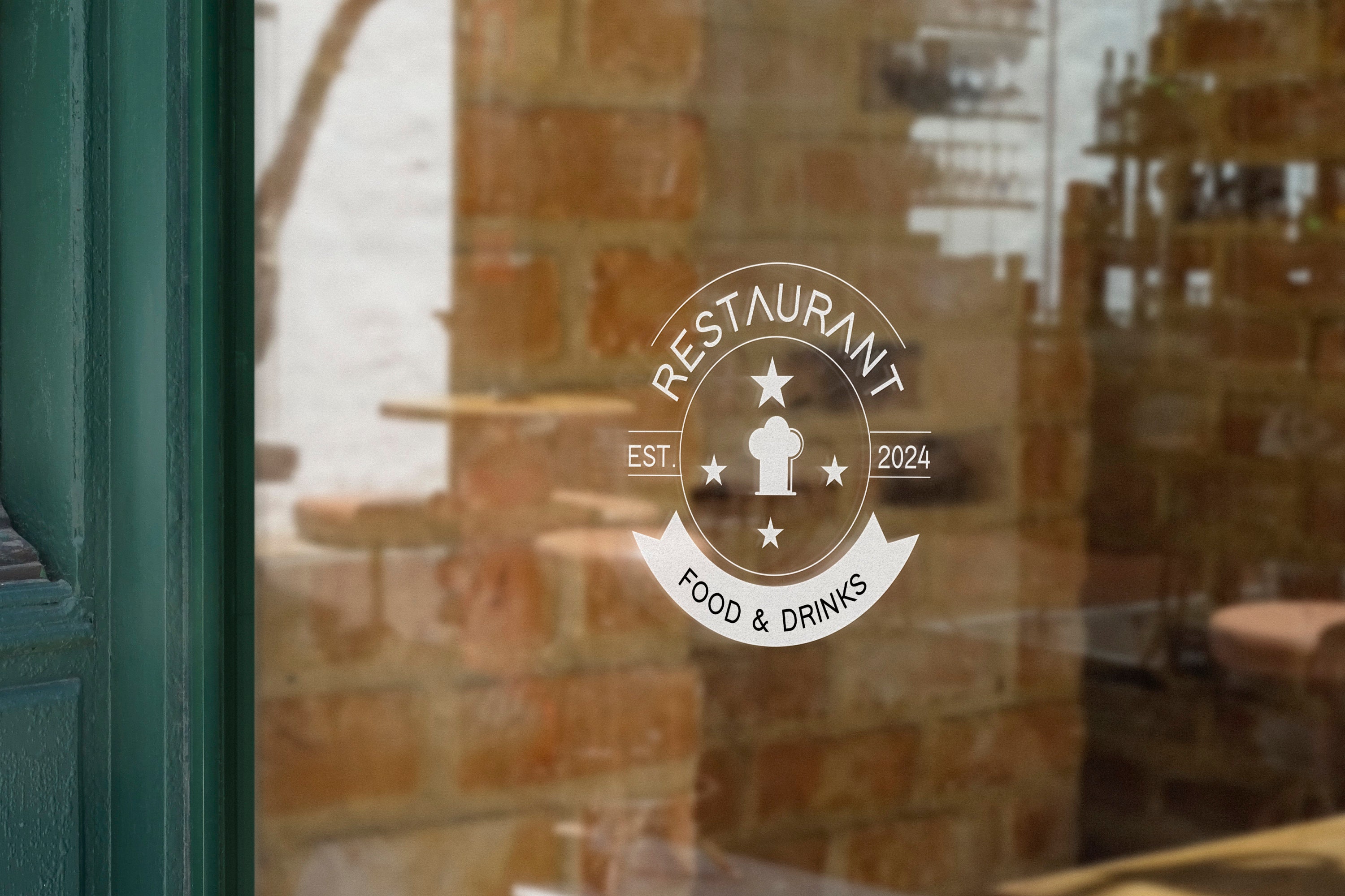 Restaurant Vinyl Window Decal, Standard / Custom Sizes, PEEL AND STICK ...