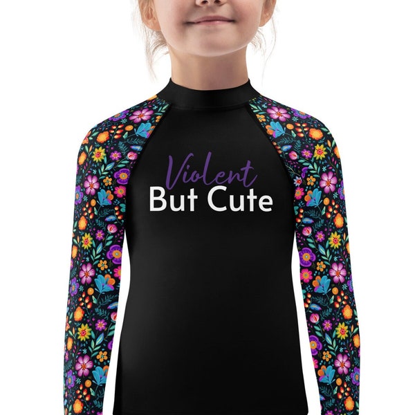 Girls Jiujitsu Rash Guard - Etsy