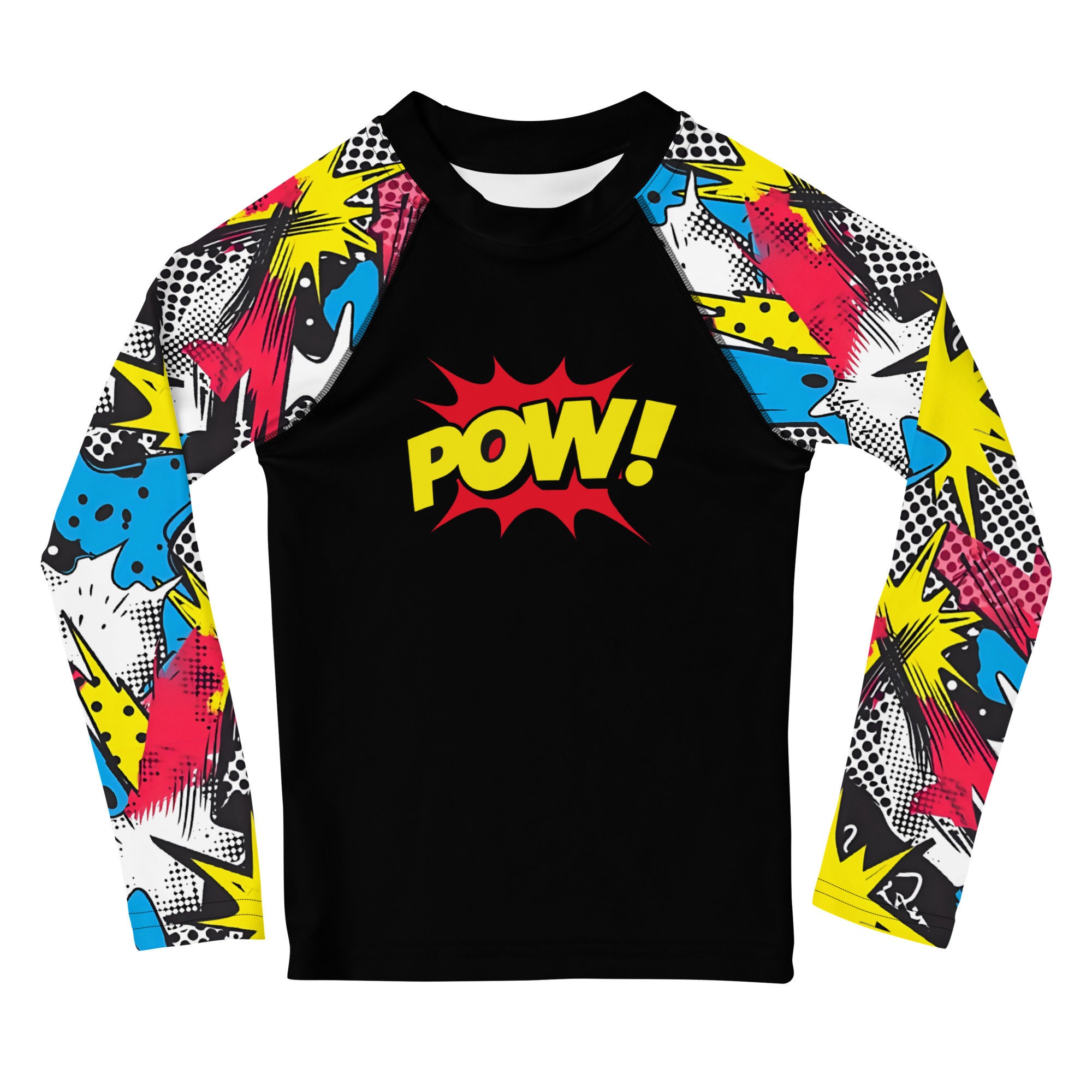 Kids BJJ Superhero Rash Guard, BJJ Rash Guard Kid, Rash Guard Toddler ...