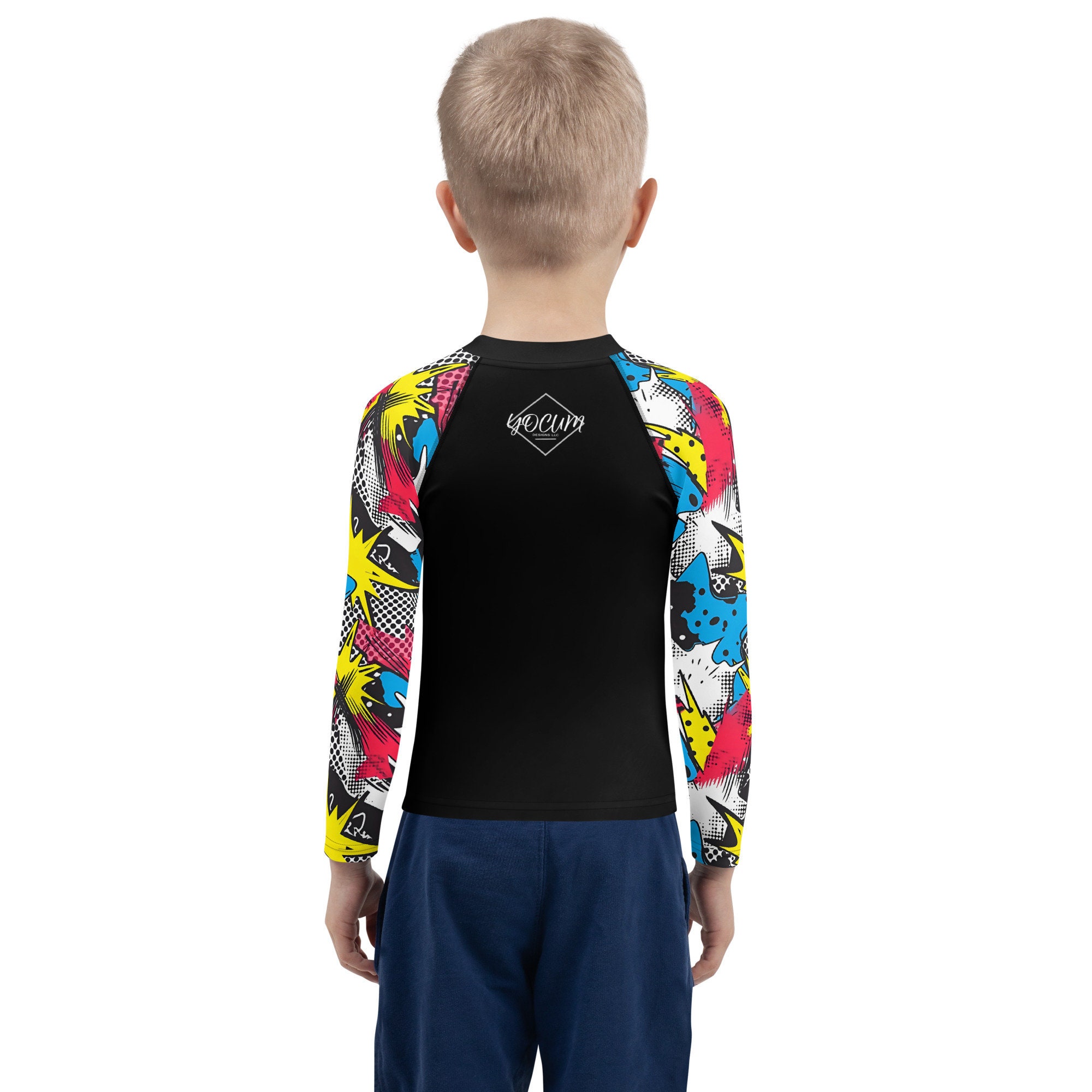 Kids BJJ Superhero Rash Guard, BJJ Rash Guard Kid, Rash Guard Toddler ...
