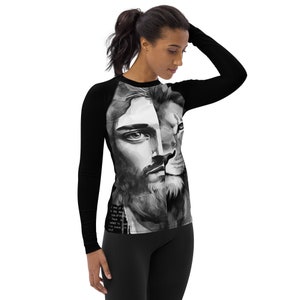 Jesus Rash Guard, BJJ Women, Jiu Jitsu Rash Guards, Bible, Revelation ...