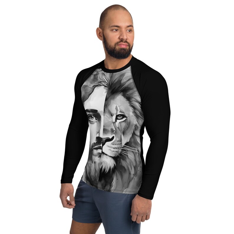 Jesus BJJ Rash Guard, Christian Rash Guard Men, Bible Revelation ...