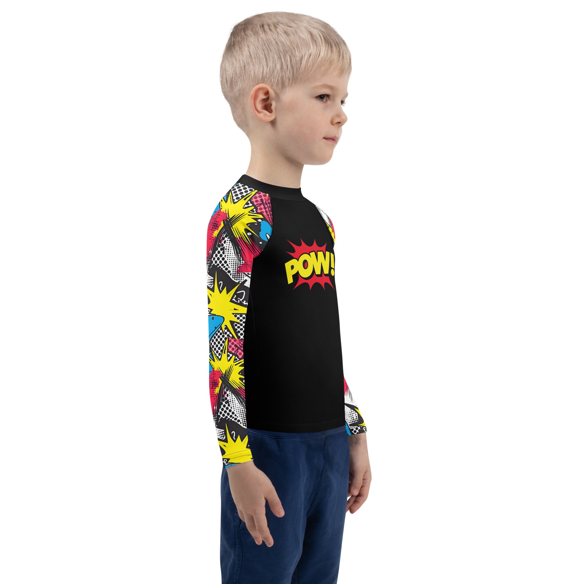 Kids BJJ Superhero Rash Guard, BJJ Rash Guard Kid, Rash Guard Toddler ...