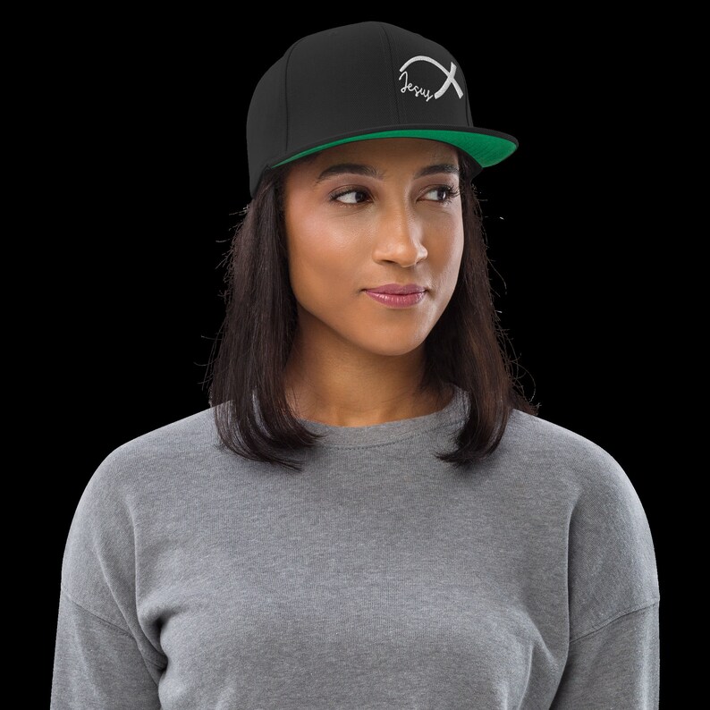 Jesus Fish Snapback Hat - Etsy