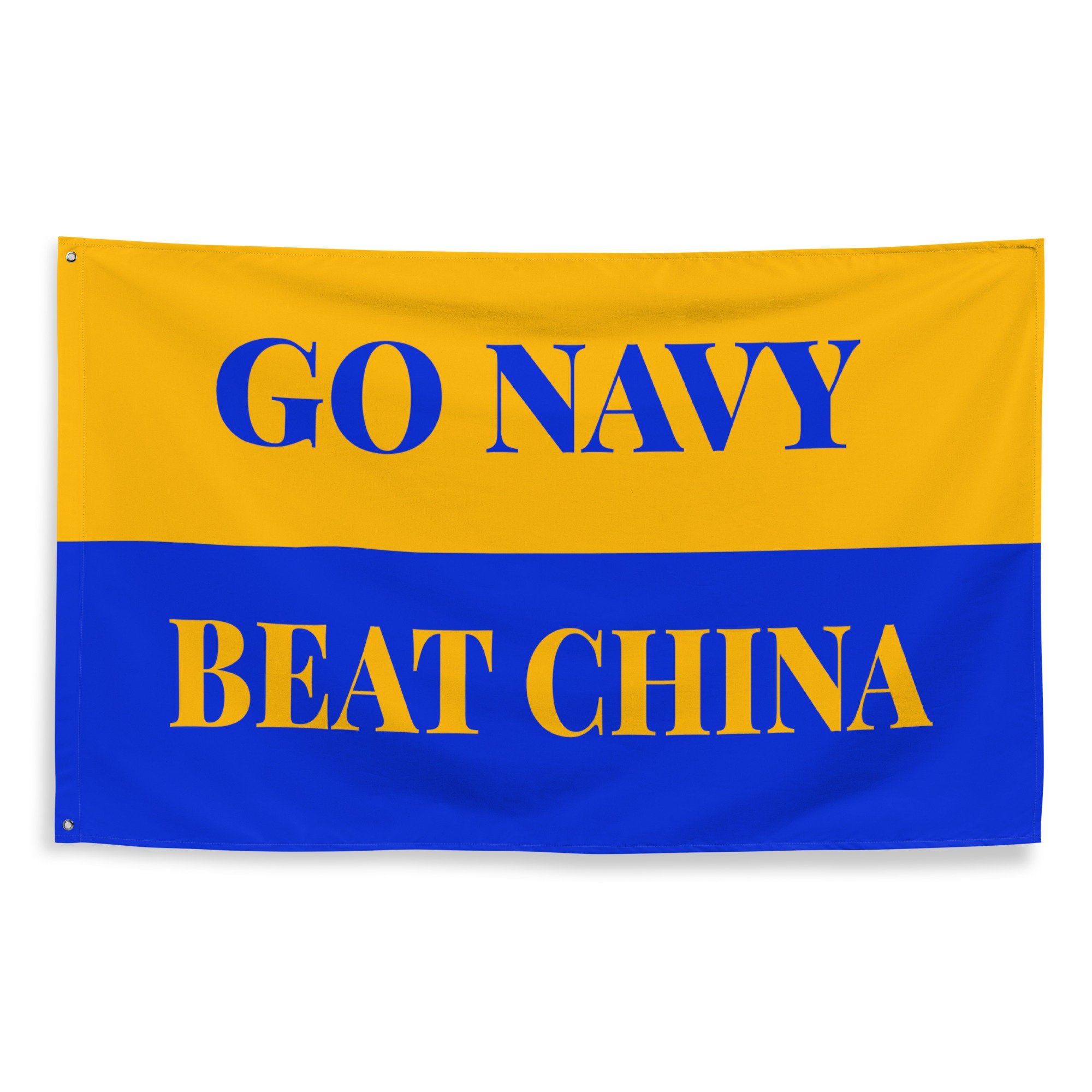 Go Navy Beat China Flag - Etsy