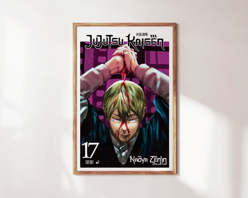 Jujutsu Kaisen Poster, Naoya Zen'in Poster, Jujutsu Kaisen Shirt ...