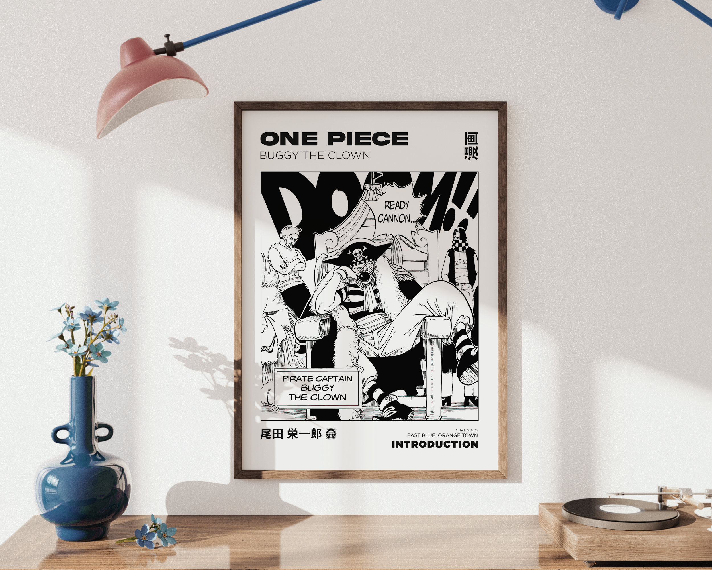 One Piece Poster, Introduction Print, One Piece Wall Art, East Blue ...