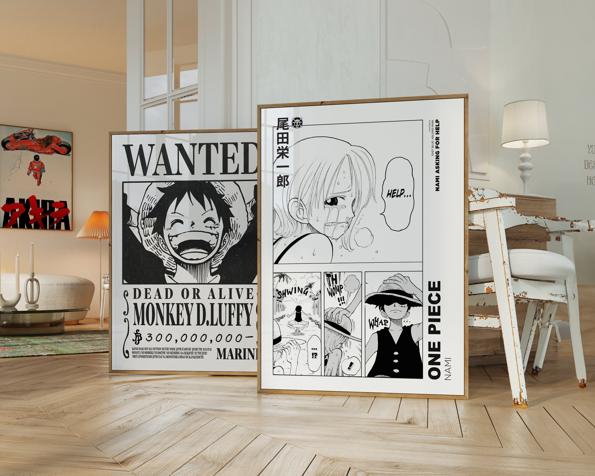 One Piece Poster, Nami Asking for Help Print, One Piece Wall Art, East ...