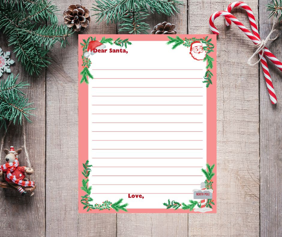 Magical Letter to Santa - Printable Download for Kids - Etsy