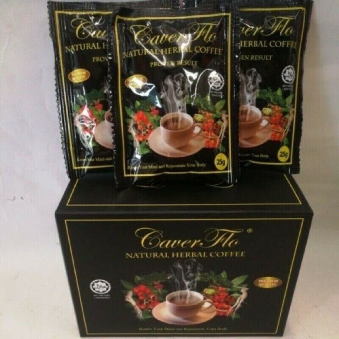 1 Boxes Caverflo Coffee 25g X 10 Sachets DHL Express to USA - Etsy