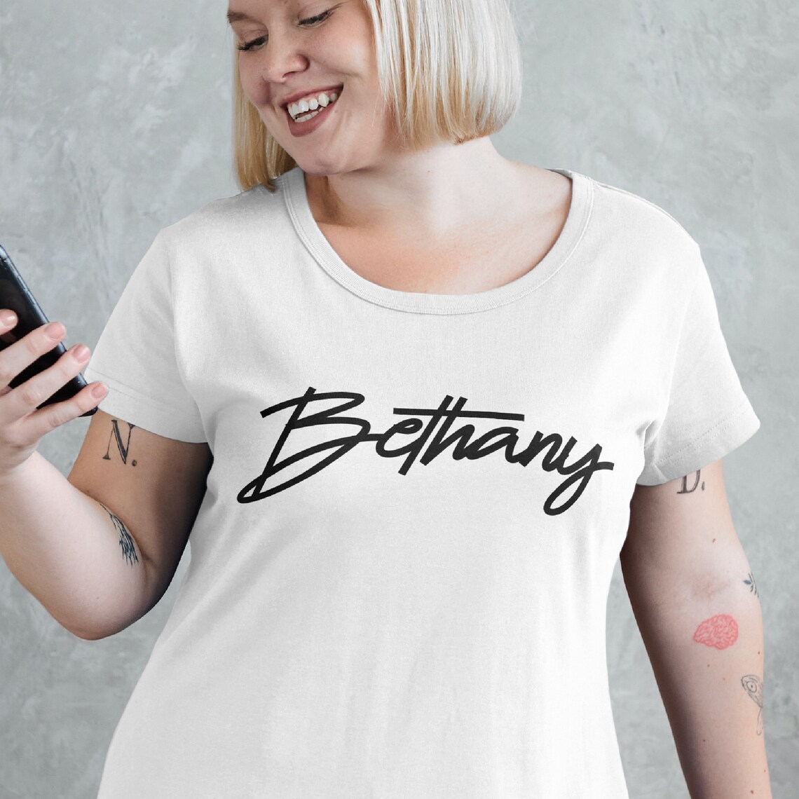 Signature Font TTF, Monogram Font Tshirt Design, Digital Download, Font ...