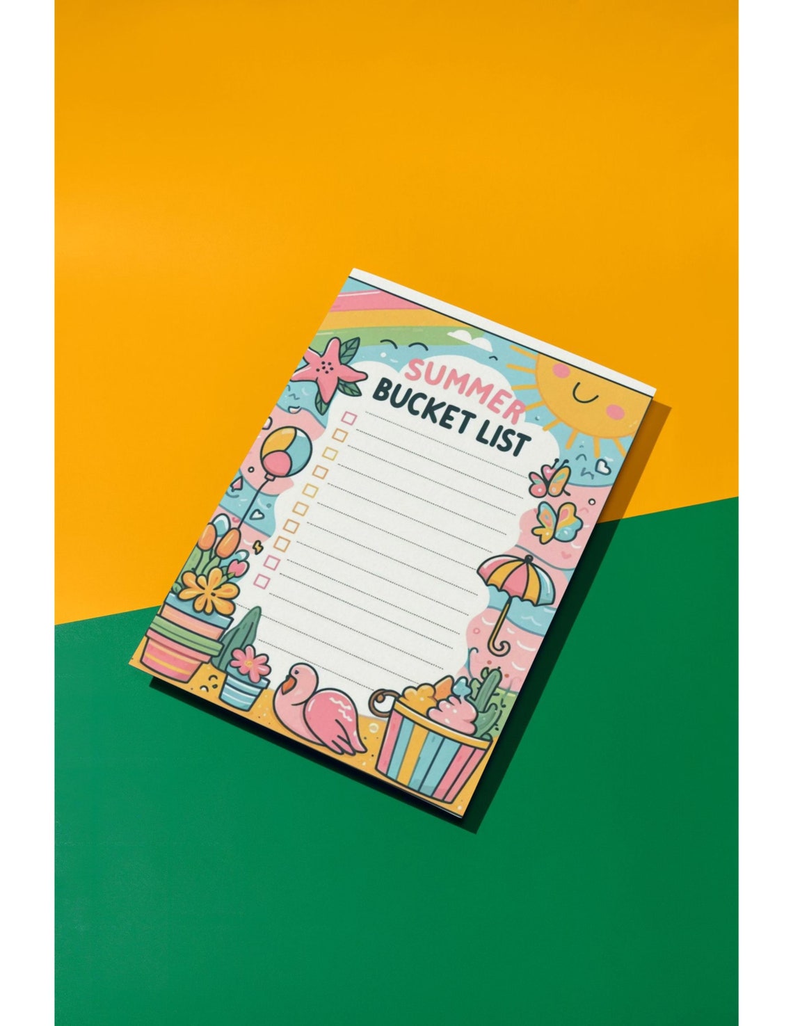 Summer Bucket List PDF Printable - Etsy