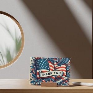 Memorial Day Thank You Card Printable PDF - Etsy