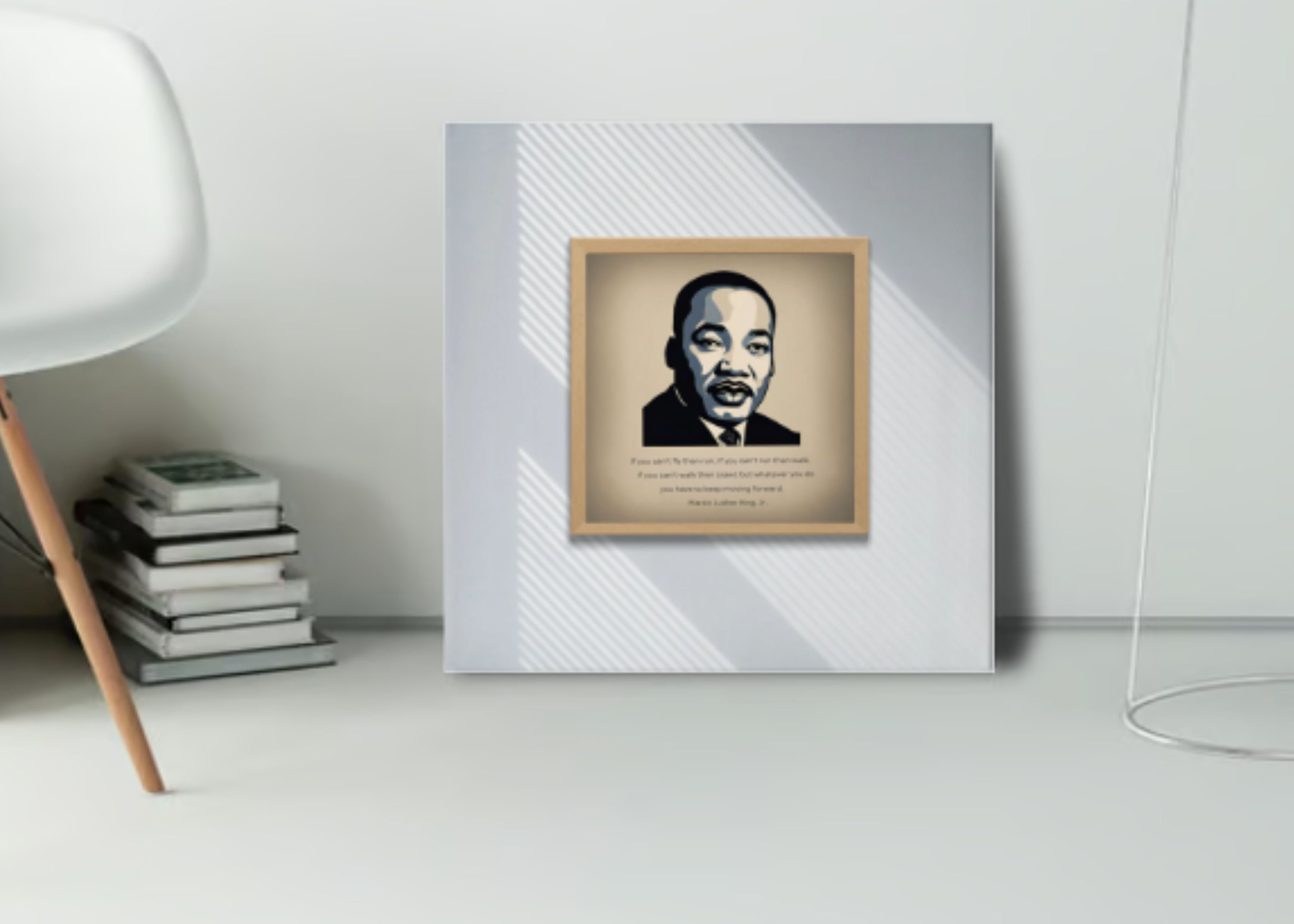 Martin Luther King Jr. Inspiring Quote - 8x8 Printable Wall Art - Civil ...