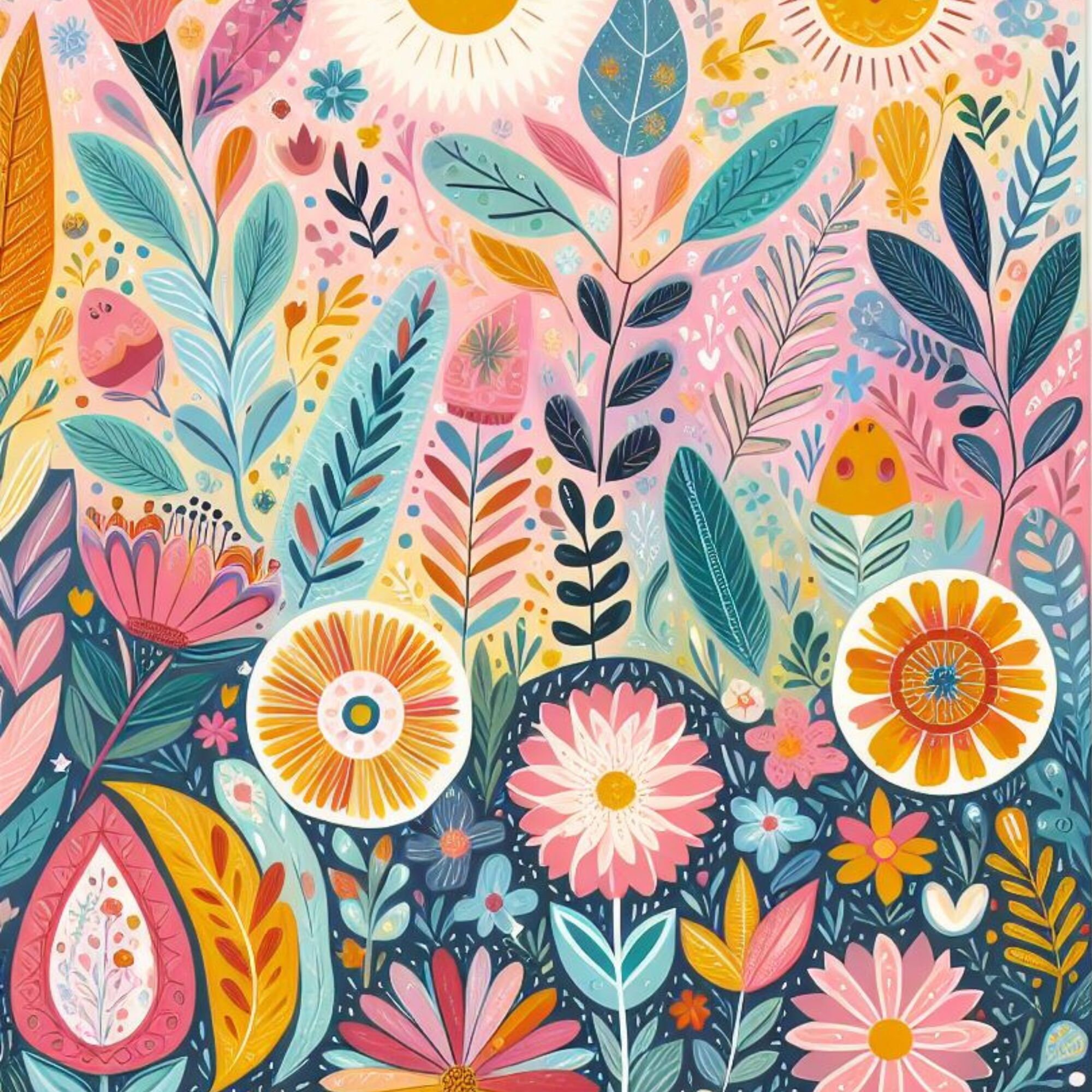 Spring Printable Paper for Scrapbooking or Printable Wall Art Pdfs - Etsy