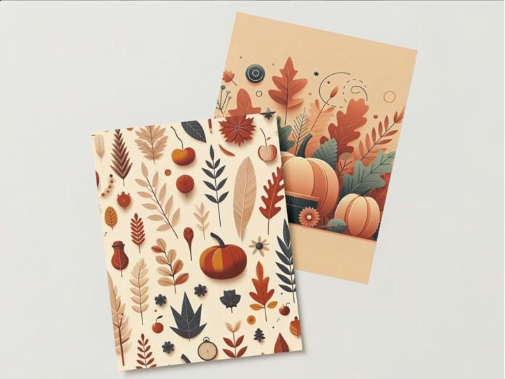 Minimalist Autumn Wall Art Printables | Fall-themed Digital Decor ...
