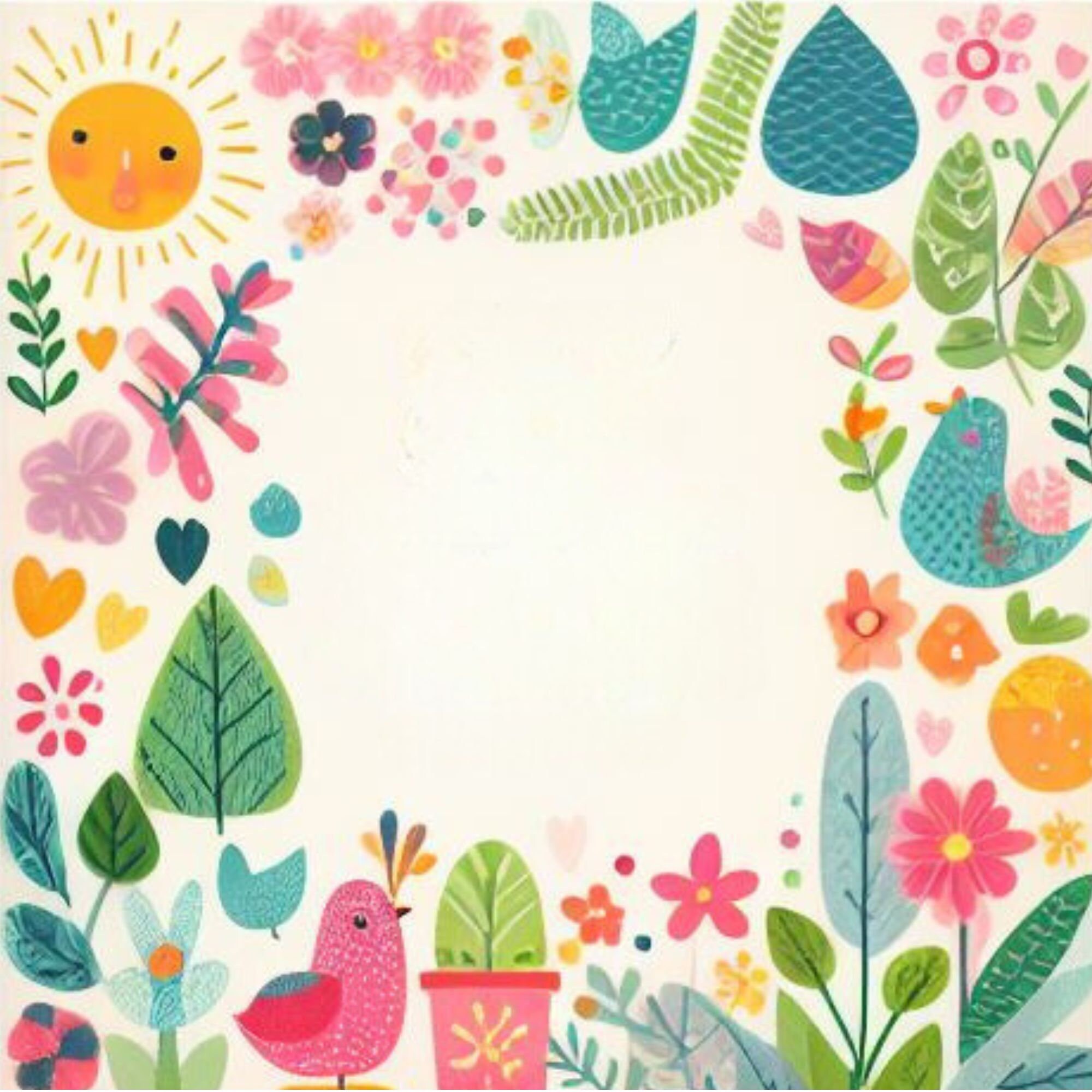 Printable Paper With a Colorful & Playful Design for Wall Art or ...