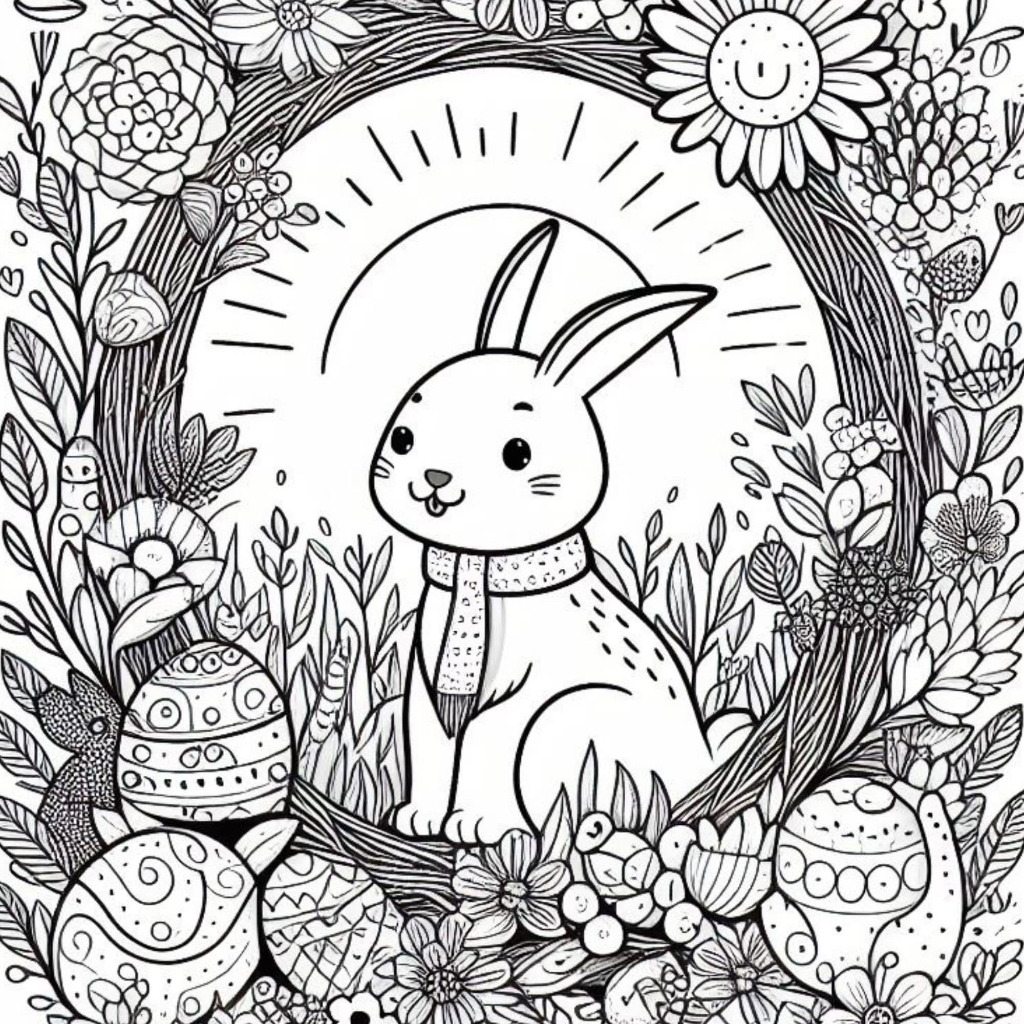 Printable Spring Coloring Book PDF - Etsy