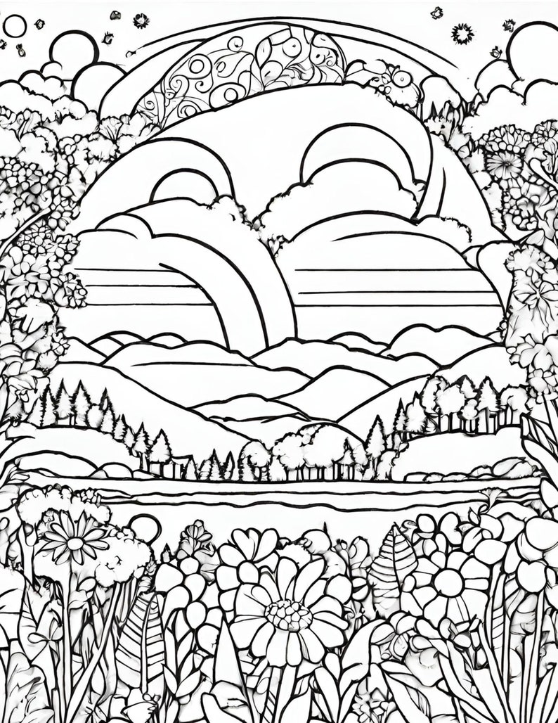 Printable Earth Day Coloring Pages PDF - Etsy