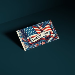 Memorial Day Thank You Card Printable PDF - Etsy