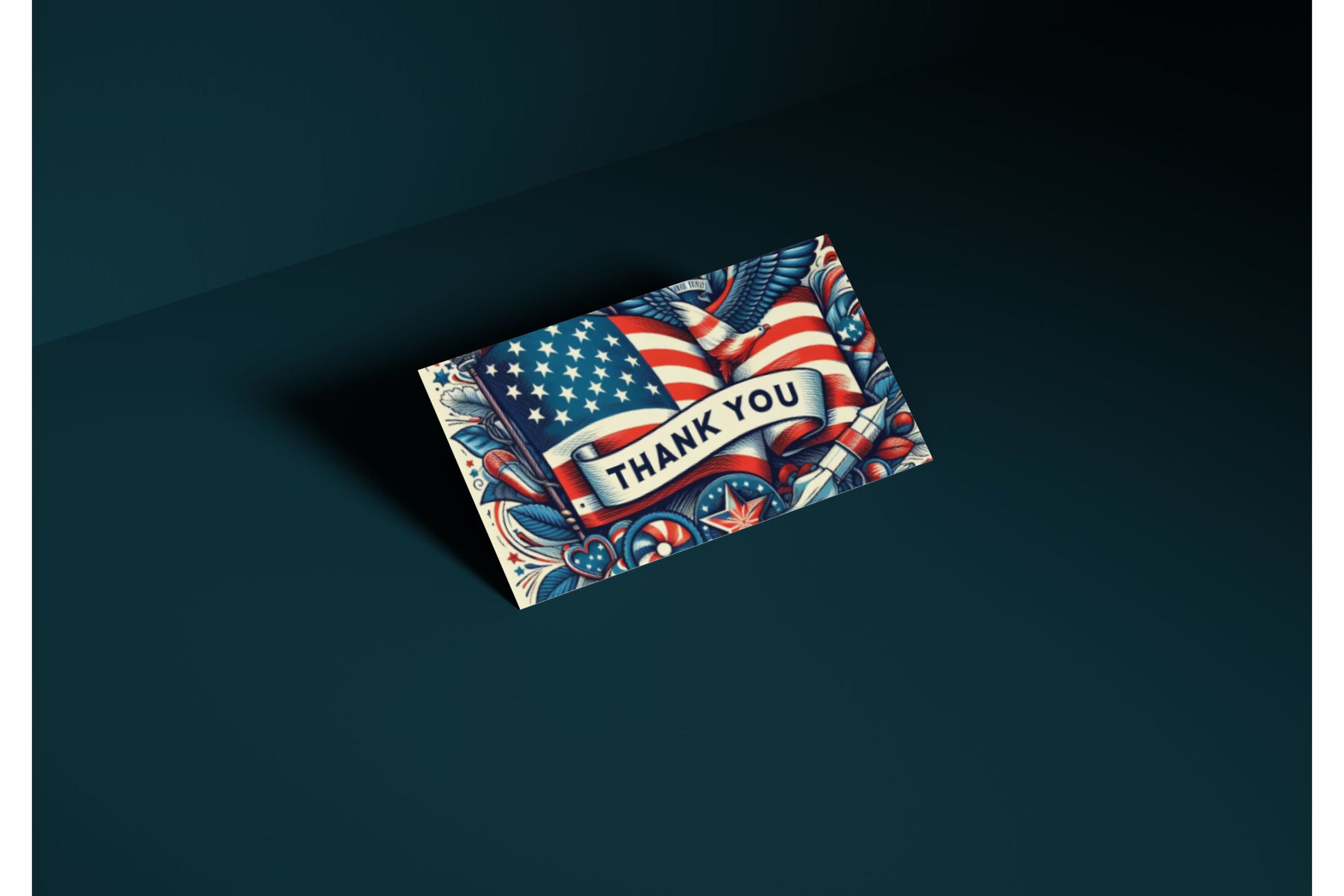 Memorial Day Thank You Card Printable PDF - Etsy