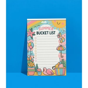 Summer Bucket List PDF Printable - Etsy