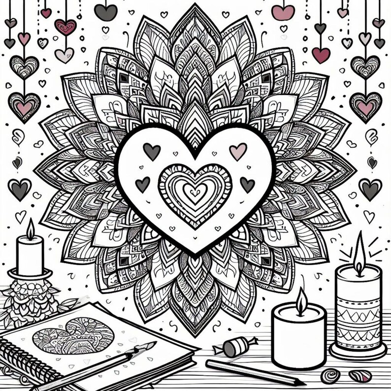 Mindfulness Coloring Pages: Relaxing Designs for Stress Relief - Etsy
