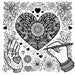 Valentine's Day Mindfulness Coloring Pages: Relaxing Designs for Stress ...