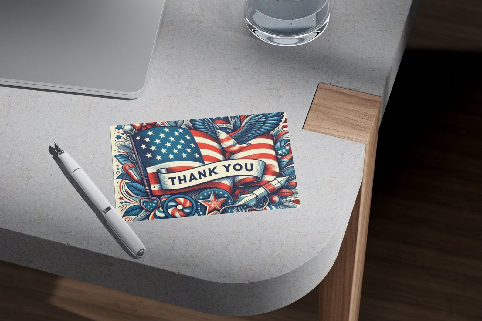 Memorial Day Thank You Card Printable PDF - Etsy