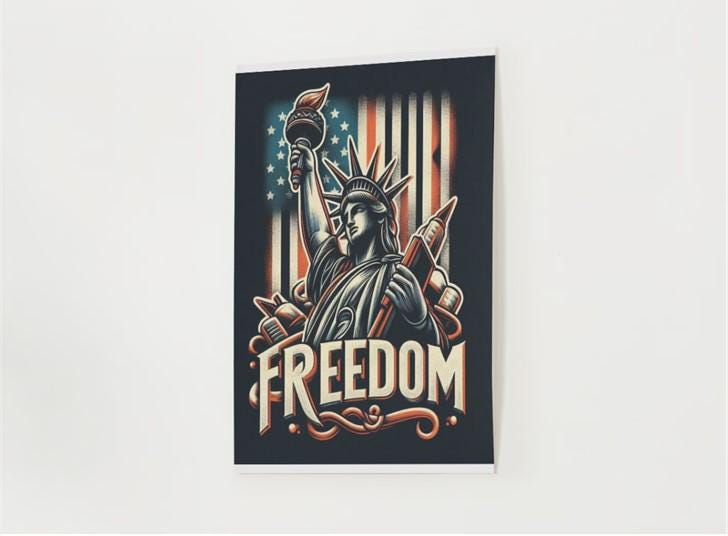 Freedom Poster - Etsy