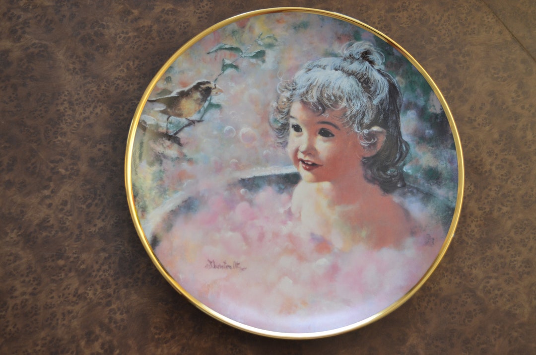 Vintage Collectible Plate "little Emily" by Thornton Utz - Limited ...