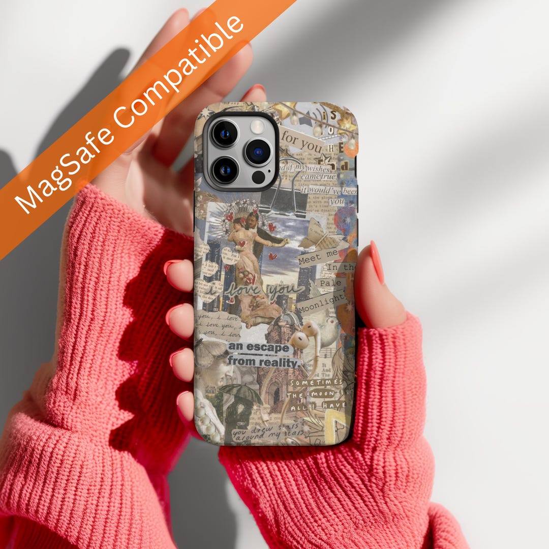Vintage Magsafe Aesthetic Phonecase, Cottagecore Magnetic Phone Case ...
