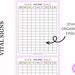 Vital Signs Monitoring Sheet - Etsy