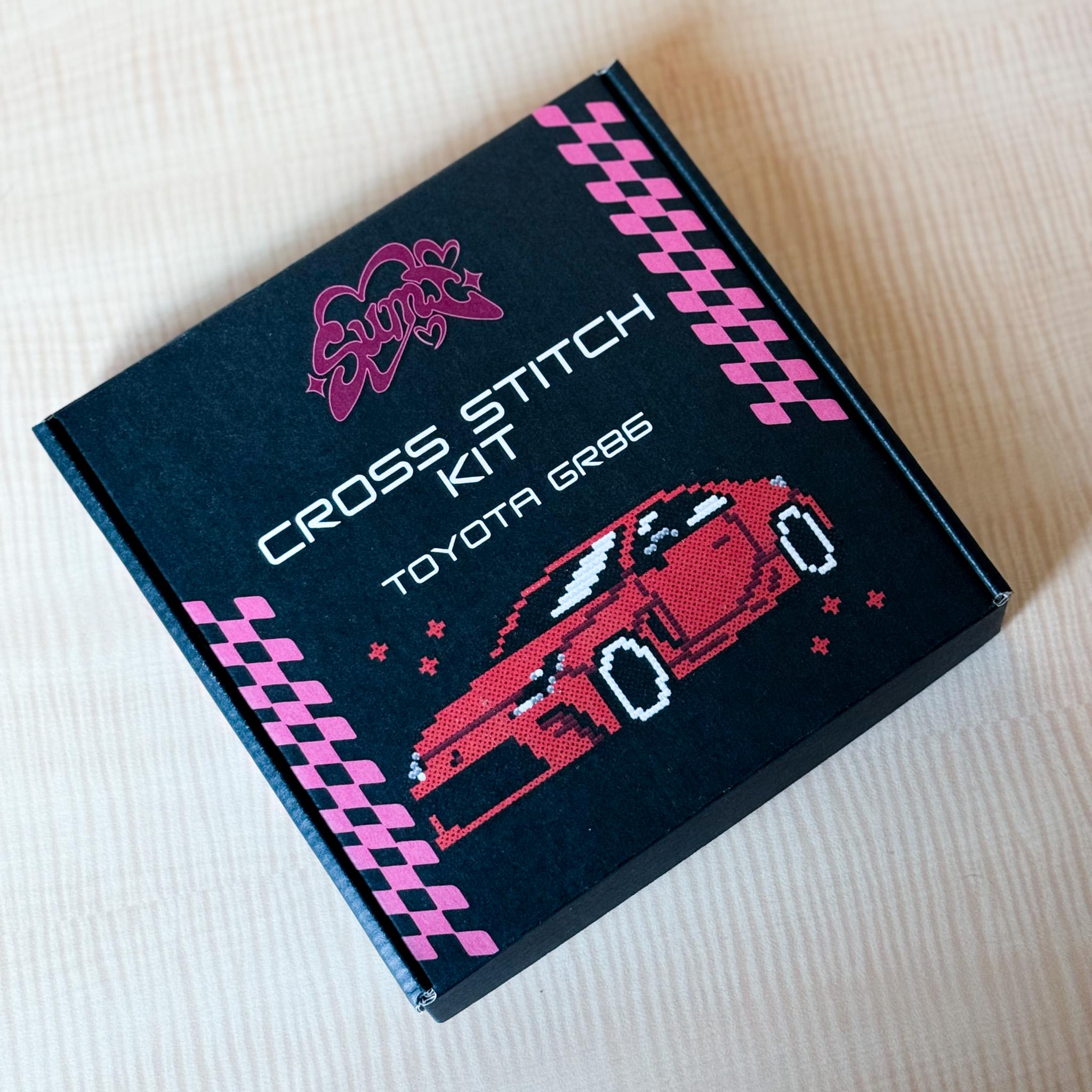 Toyota GR86 Red DIY Cross Stitch Kit - Etsy