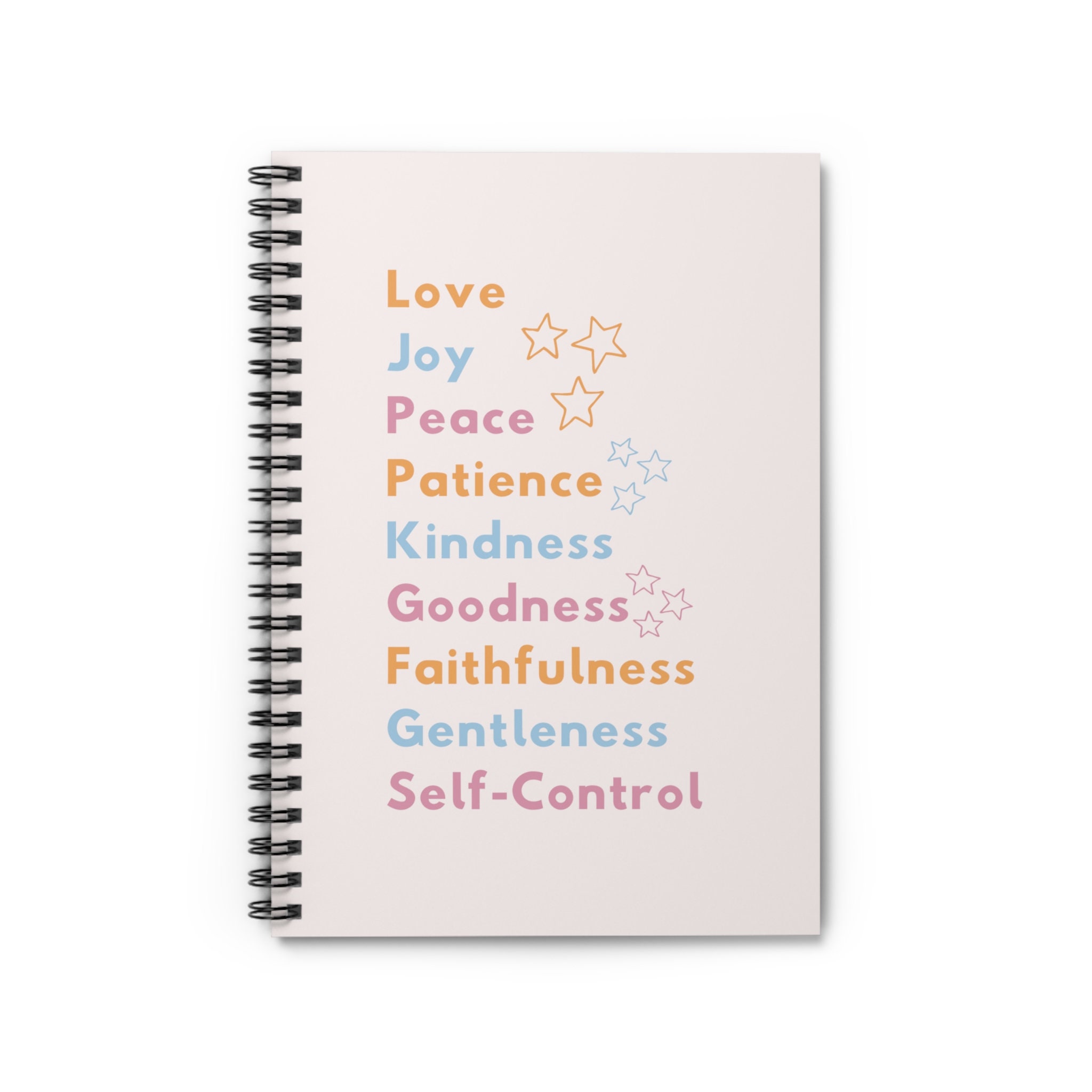 Fruits of the Spirit, Notebook, Spiral Notebook, Christian Notebook ...