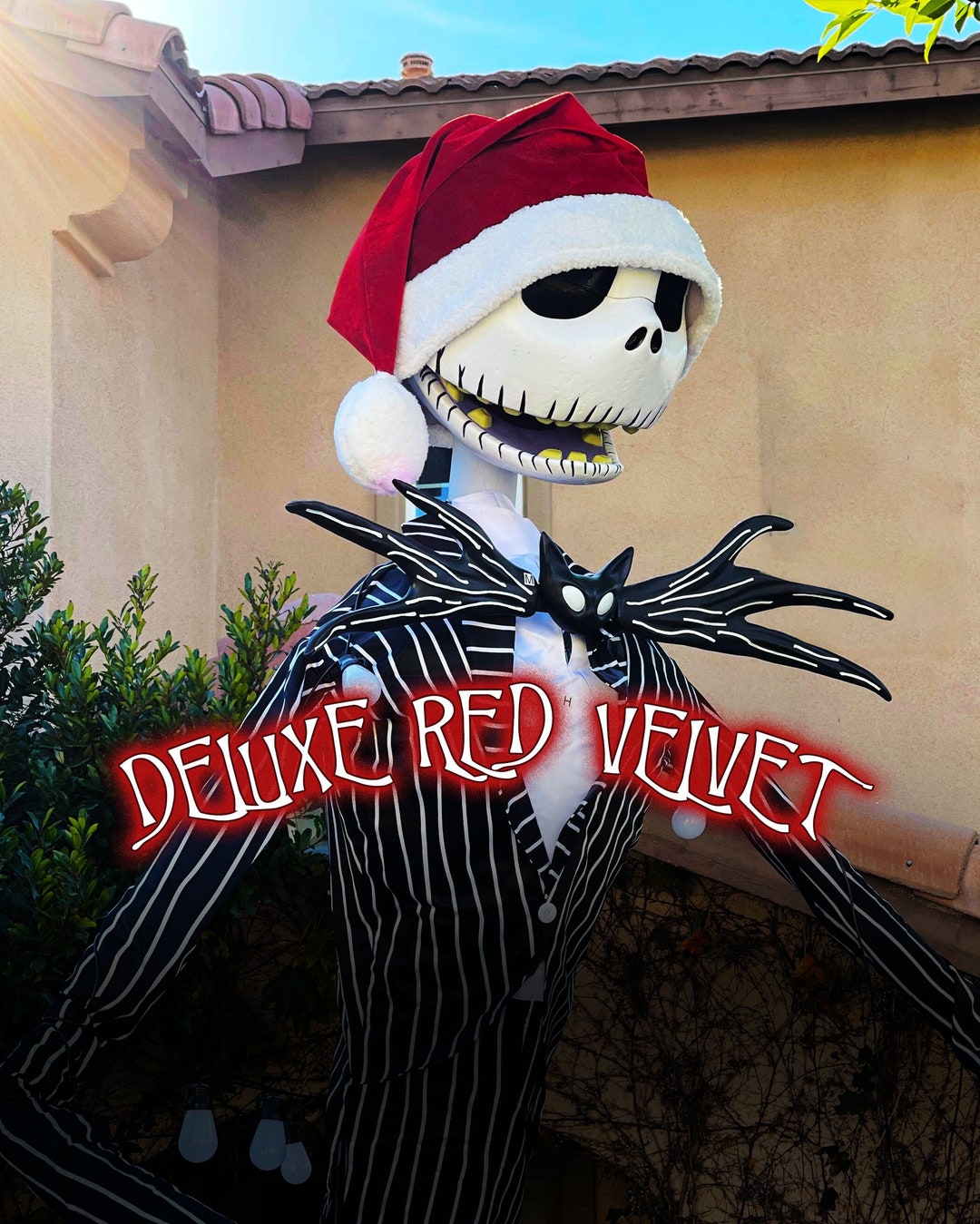 13ft Jack Santa Hat DELUX RED VELVET: Handmade Santa Hat for Giant Home ...