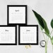2024 Mini Calendar 3x3, Square Calendar, Monthly Calendar Printable ...