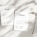 Printable 2024 Mini 3x4 Calendars With Holidays & Observances, Monthly ...