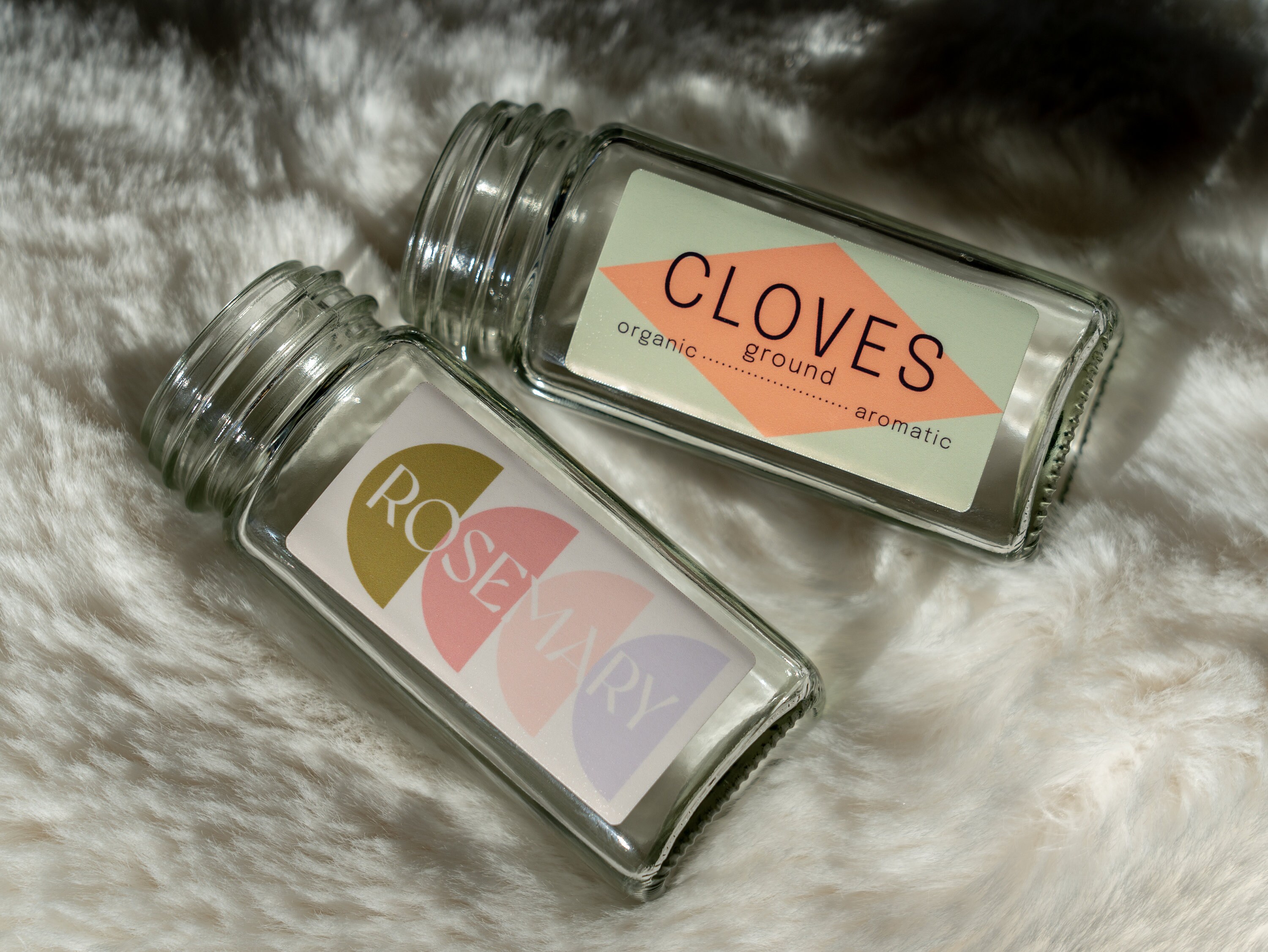 Ground Cloves Modern Aesthetic Spice Labels Herb Spice Seasoning Label ...