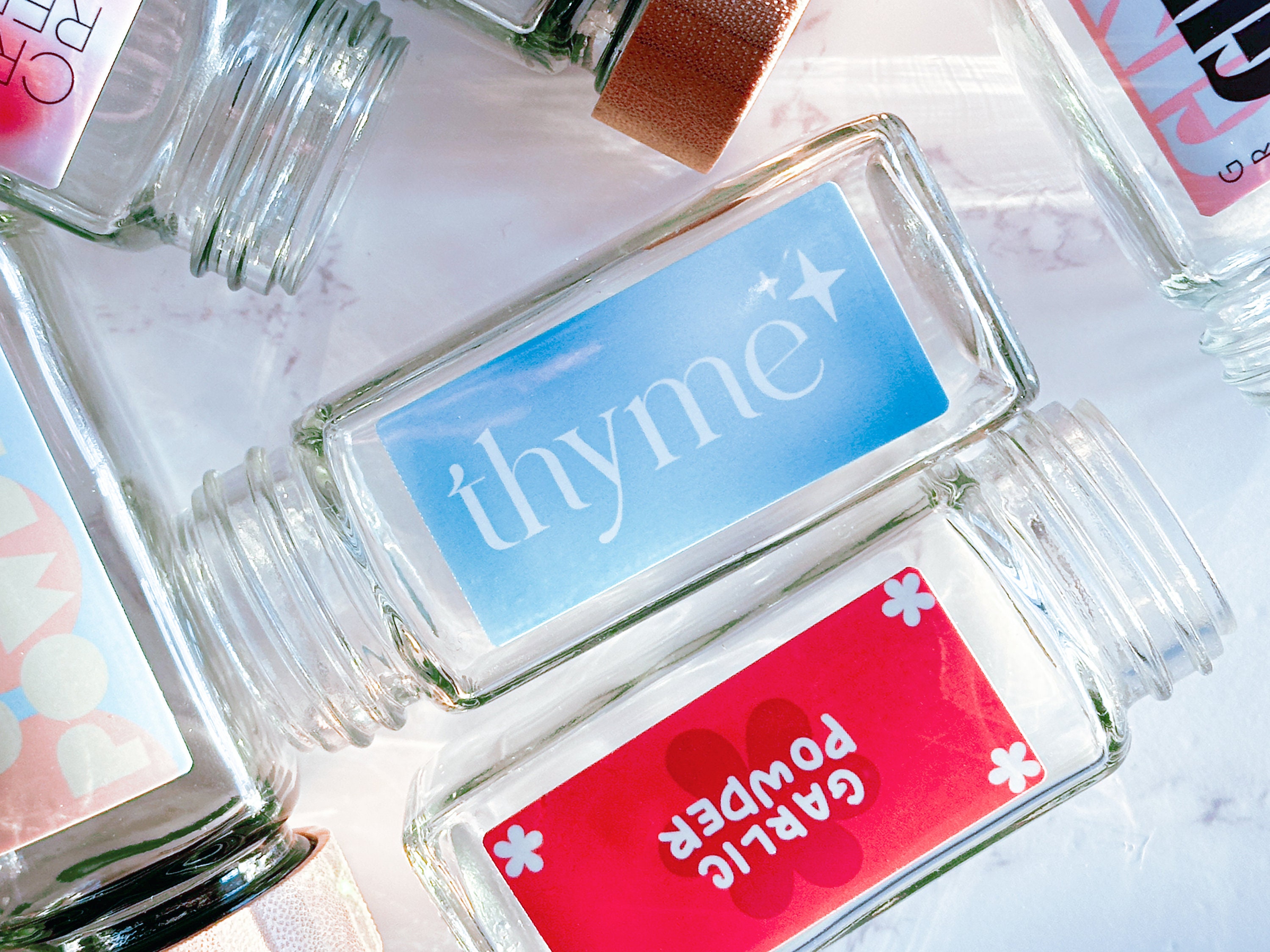 Garlic Powder Modern Aesthetic Spice Labels Non Minimalist Handmade ...