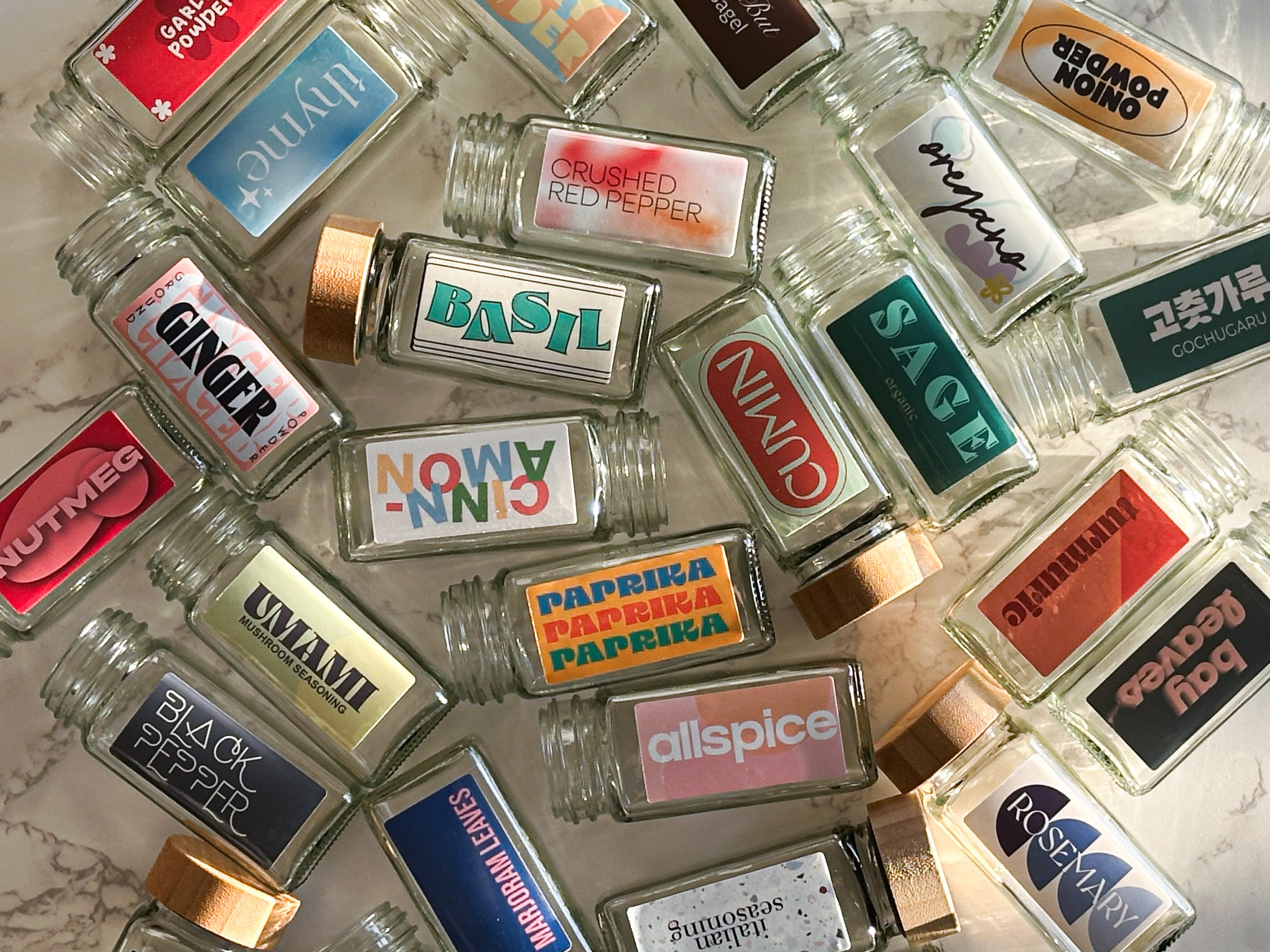 Parsley Modern Aesthetic Spice Labels Non Minimalist Handmade ...