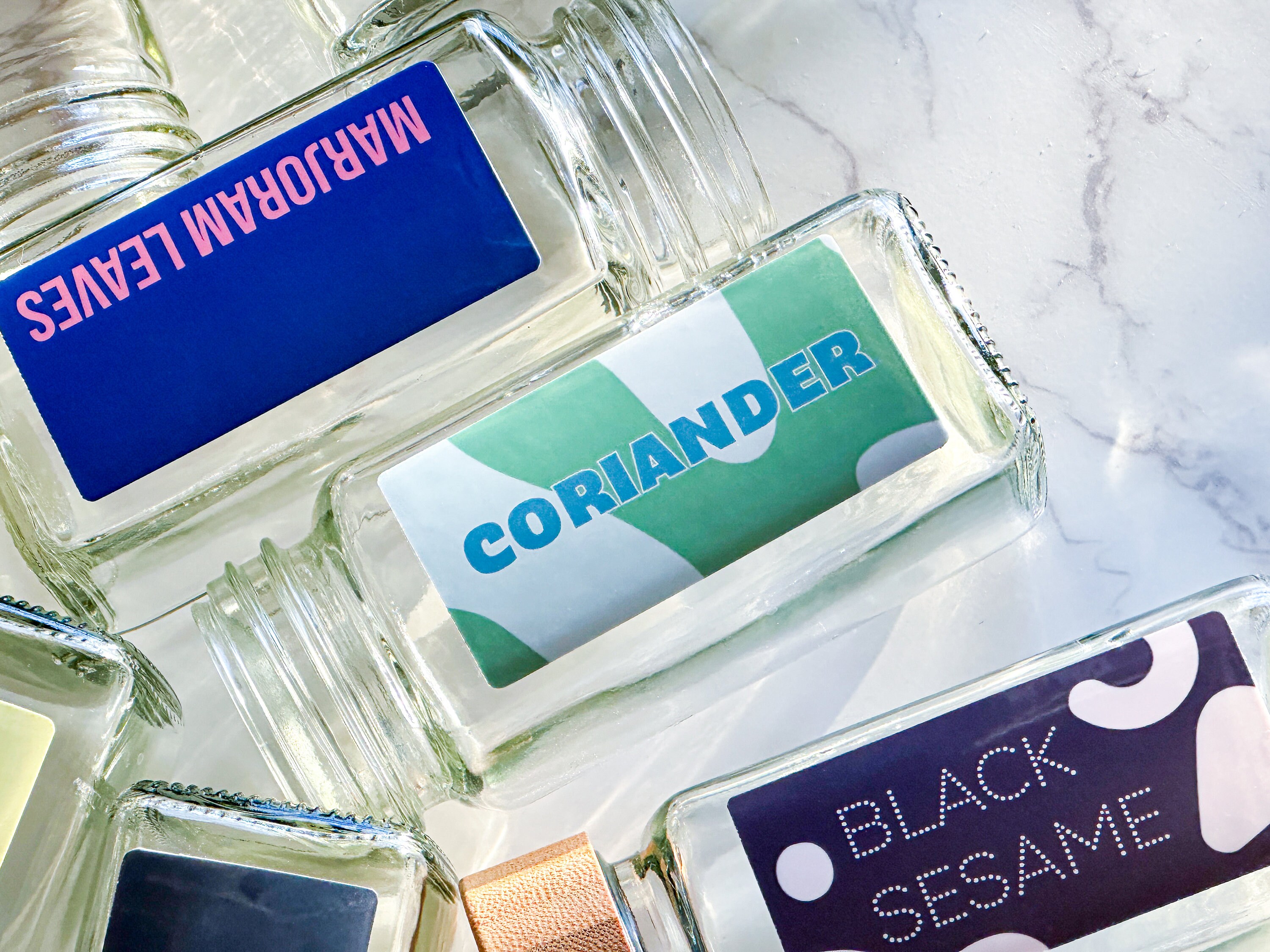 Coriander Spice Labels Aesthetic Housewarming Gift for Food Lover ...