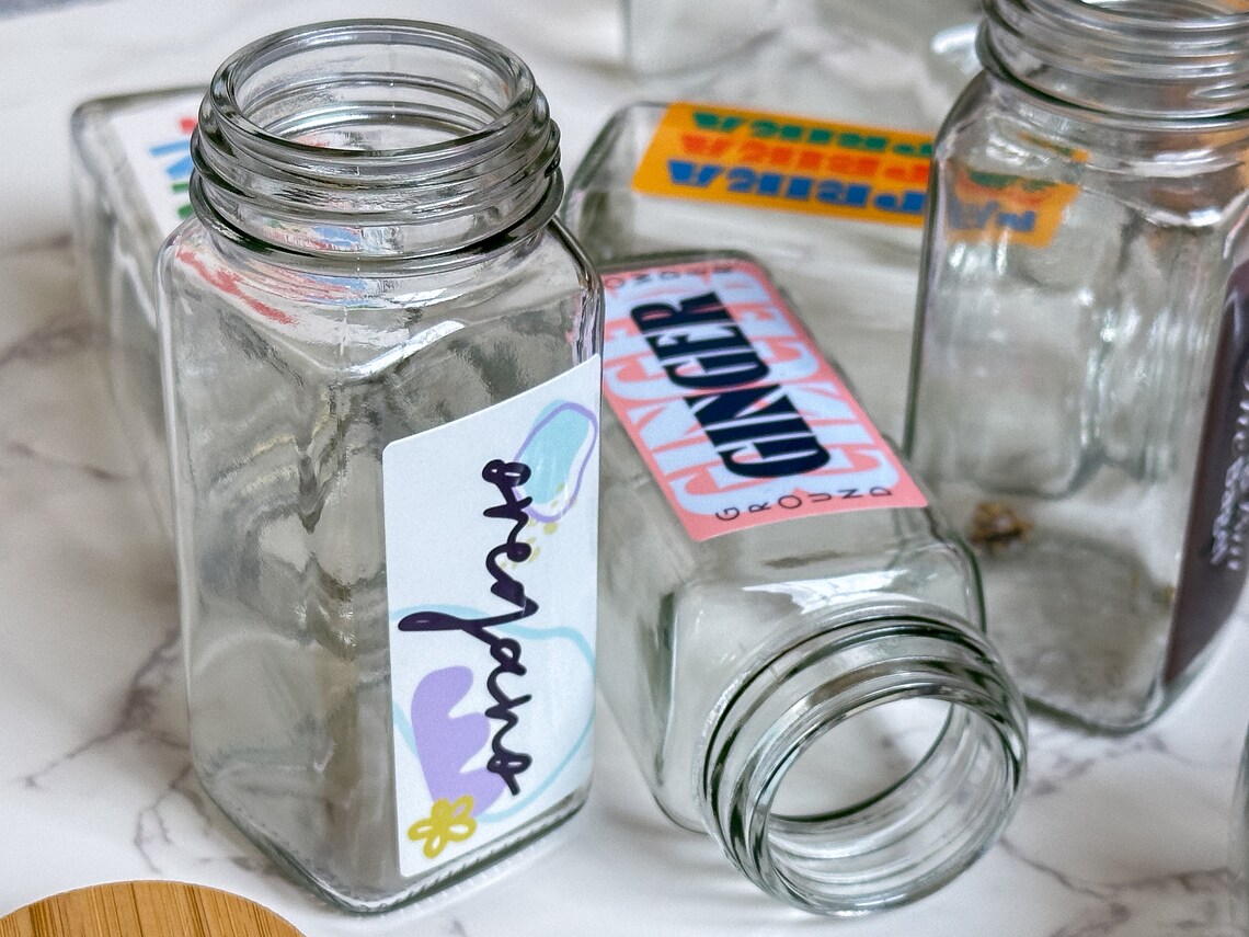 Ginger Powder Modern Aesthetic Spice Labels Non Minimalist Handmade ...