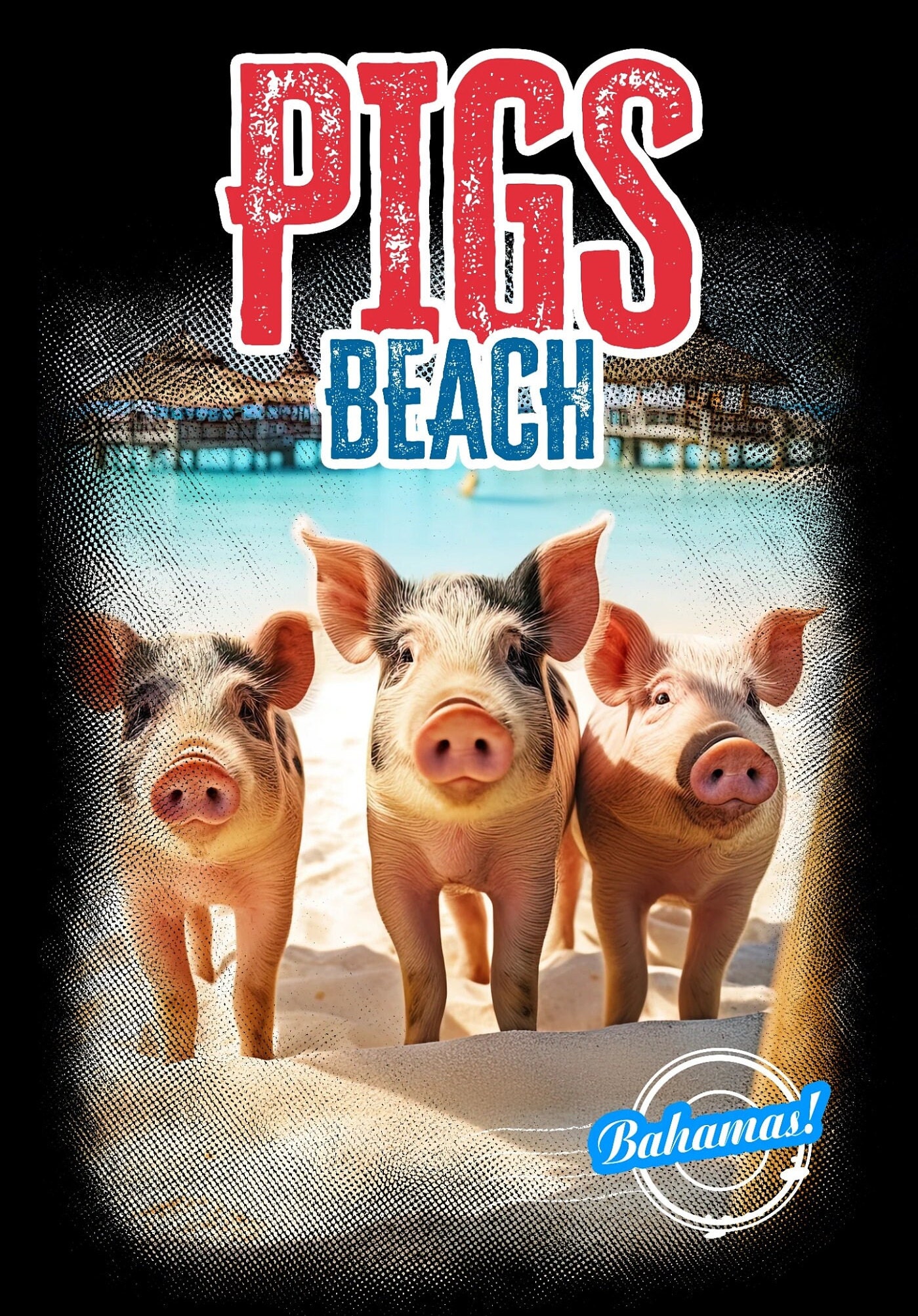 The Famous Swimming Pigs - Etsy