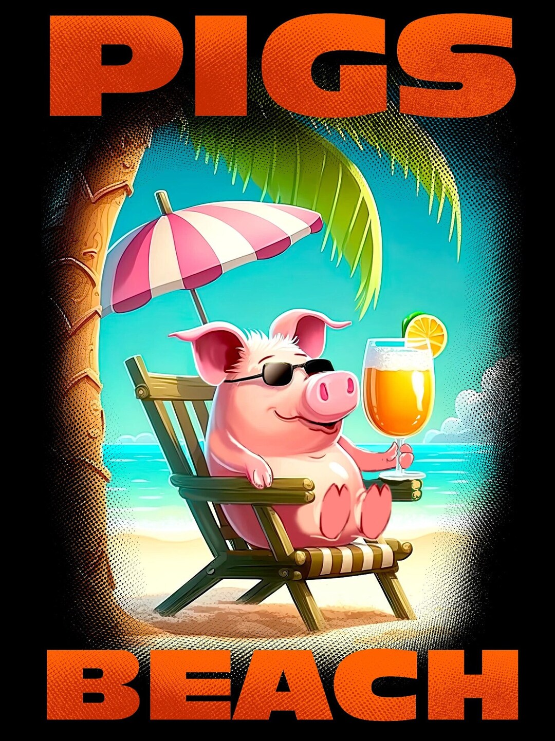 The Famous Swimming Pigs - Etsy