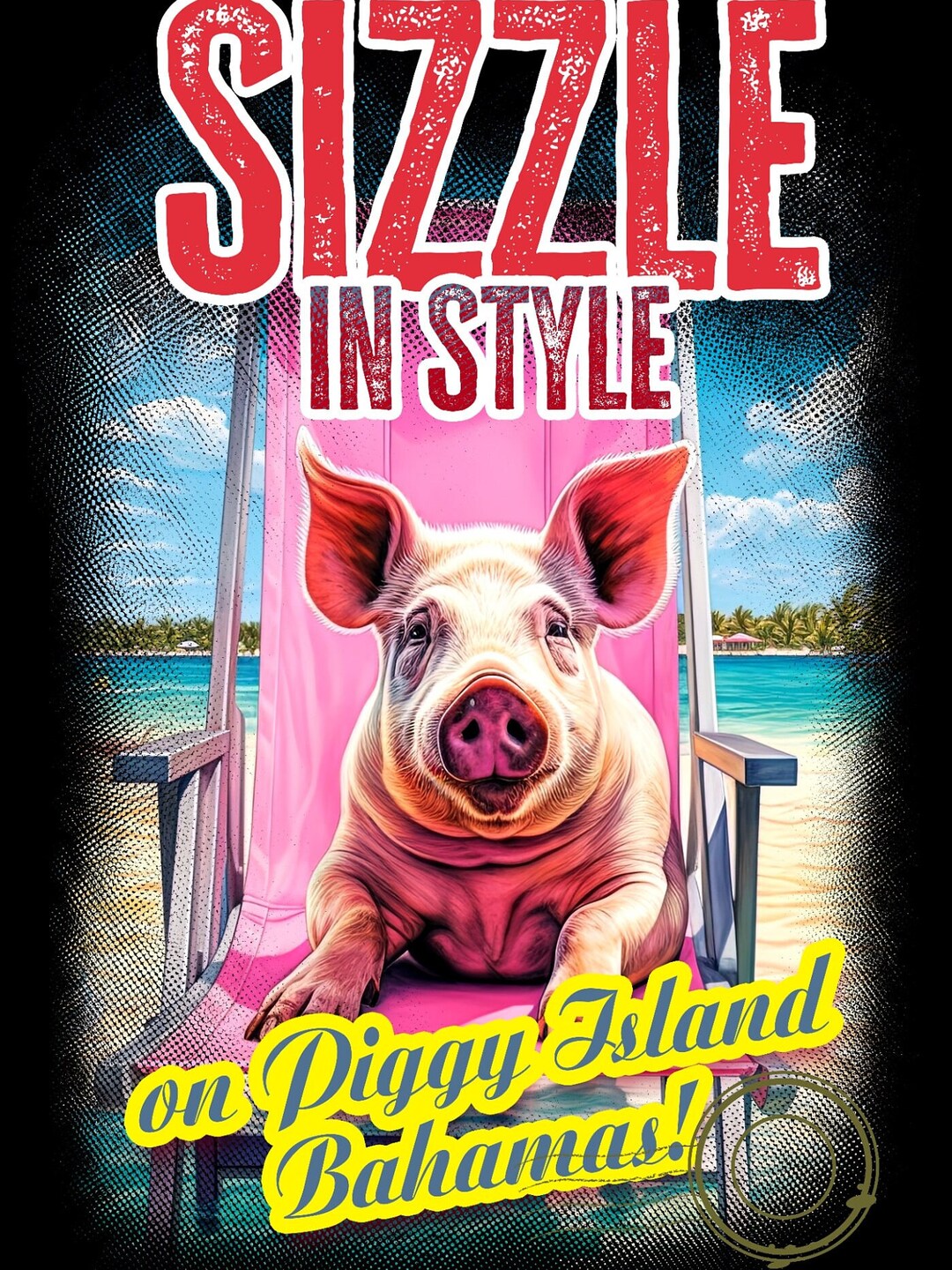 The Famous Swimming Pigs - Etsy
